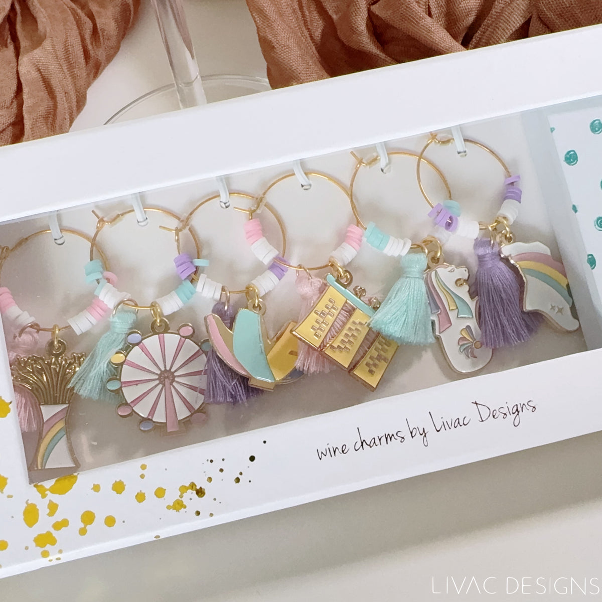 Singapore Icons - Wine charms – Livac Designs