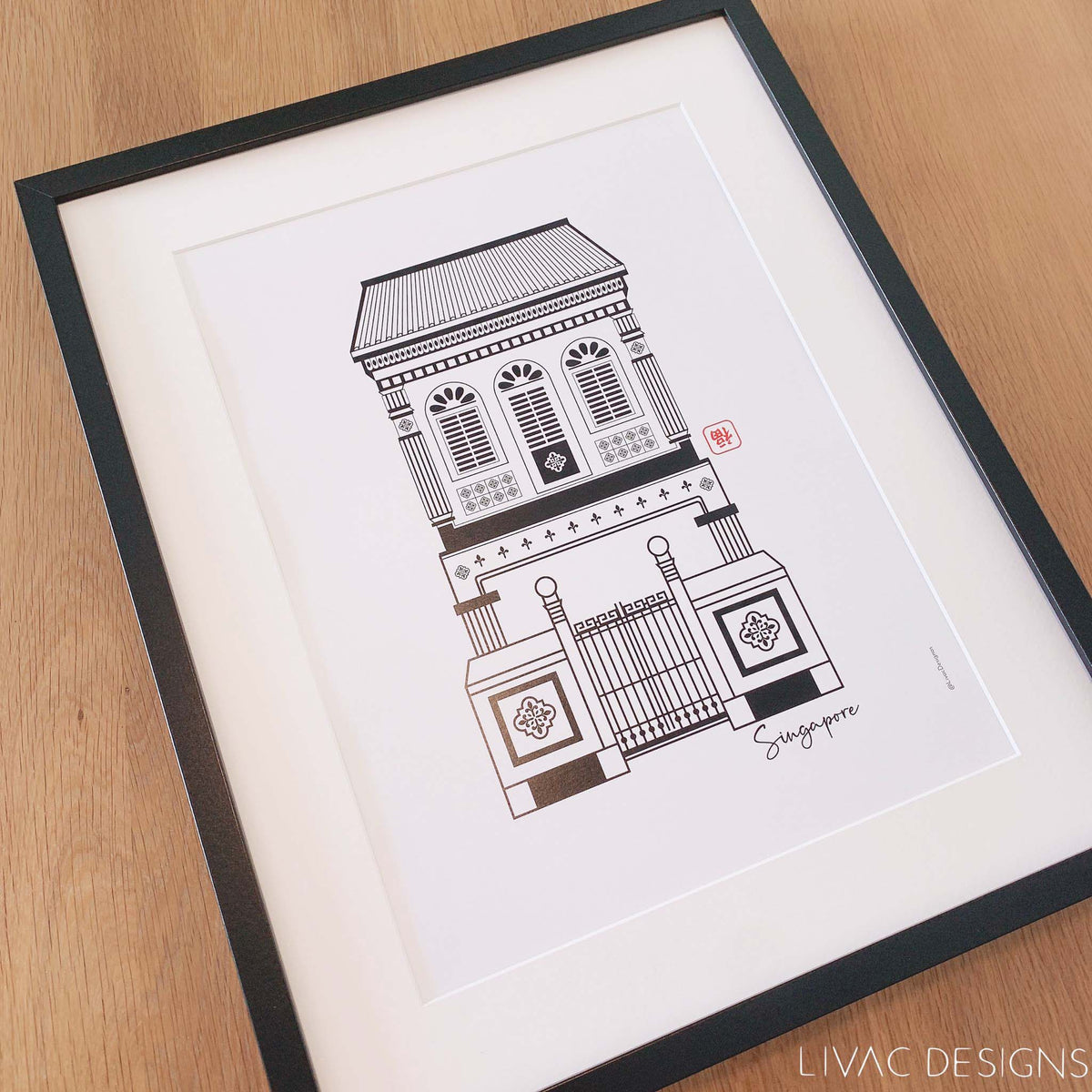 Singapore shop house by Livac Designs