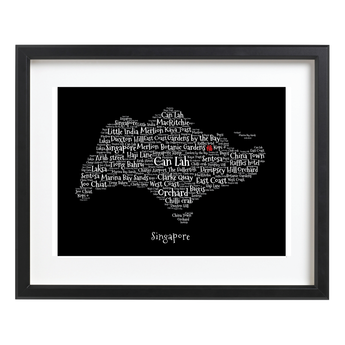 Funky Map - with colourful background - semi personalised – Livac Designs